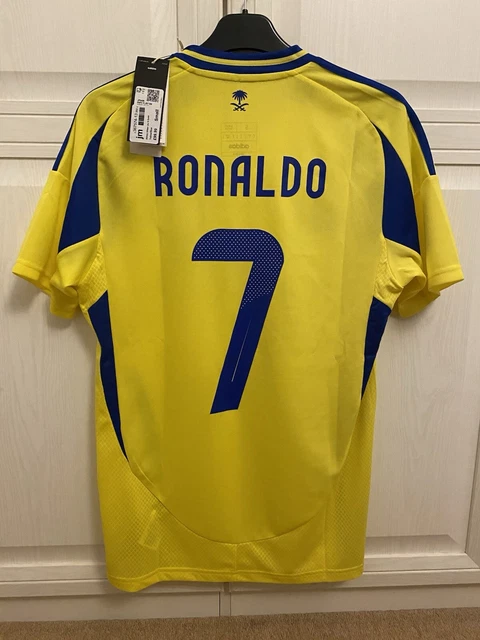 ADIDAS AL NASSR 2024-25 Home Shirt Ronaldo 7 Size Small - JP0459 £64.99 ...