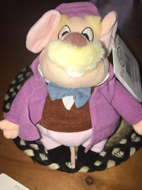 THE DISNEY STORE The Great Mouse Detective Dr. Dawson Bean Bag Plush ...