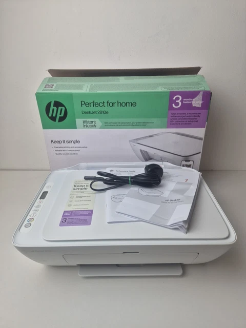 HP DESKJET 2800E All-in-One Printer series With Ink, Cable & Manual ...
