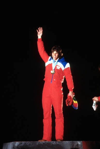 USA WINTER OLYMPIC Speed Skating Legend Eric Heiden No 12 Old Photo $8. ...