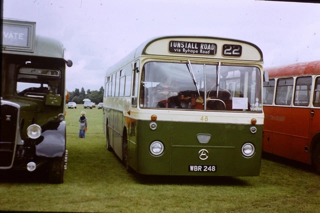35MM ORIGINAL COLOUR Bus Slide Preserved Sunderland Atkinson Alpha ...