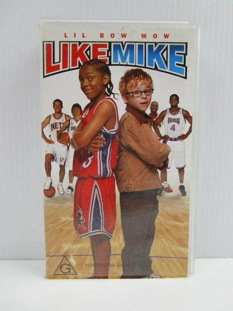 LIL BOW WOW, Like Mike, VHS Tape, Vintage Video, Movie, G $16.45 ...