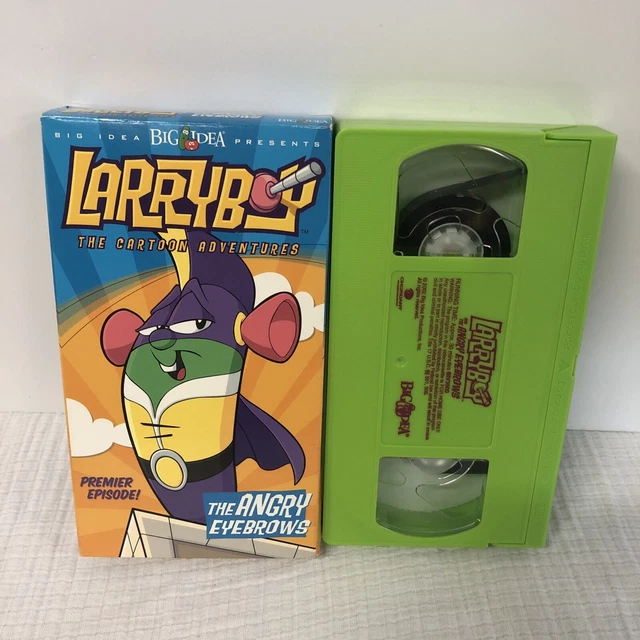 VEGGIETALES LARRYBOY CARTOON Adventures Angry Eyebrows VHS Video Tape ... VEGGIETALES LARRYBOY CARTOON Adventures Angry Eyebrows VHS Video Tape ...