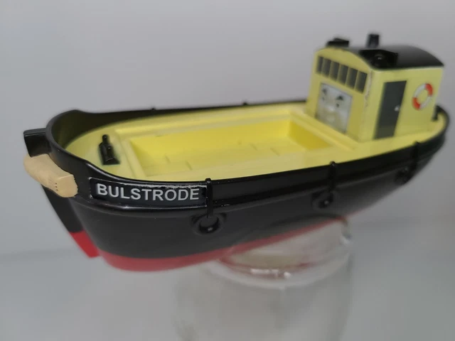 THOMAS & FRIENDS Trackmaster BULSTRODE Barge Cargo Boat Tugboat Plastic ...