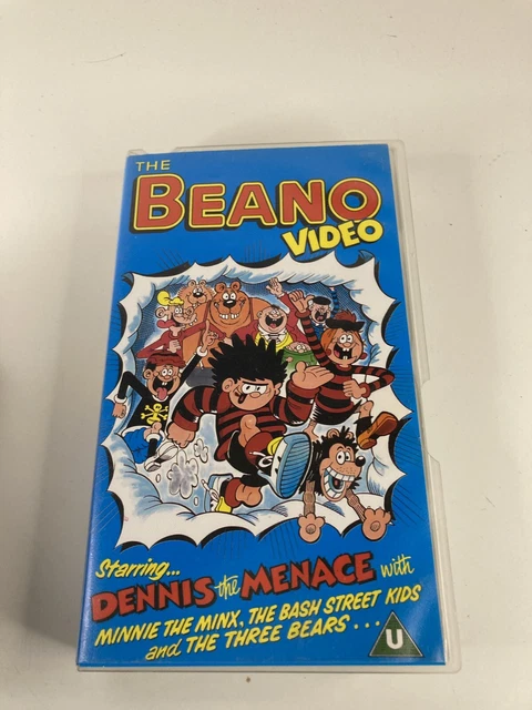 THE BEANO VIDEO Vhs starring dennis the menace running time 52 min £3. ...