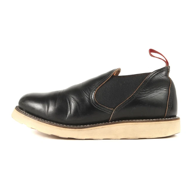 RED WING SIZE 25.5Cm 8142 Romeo Side Gore Low Cut Leather S Black Us7.5 ...