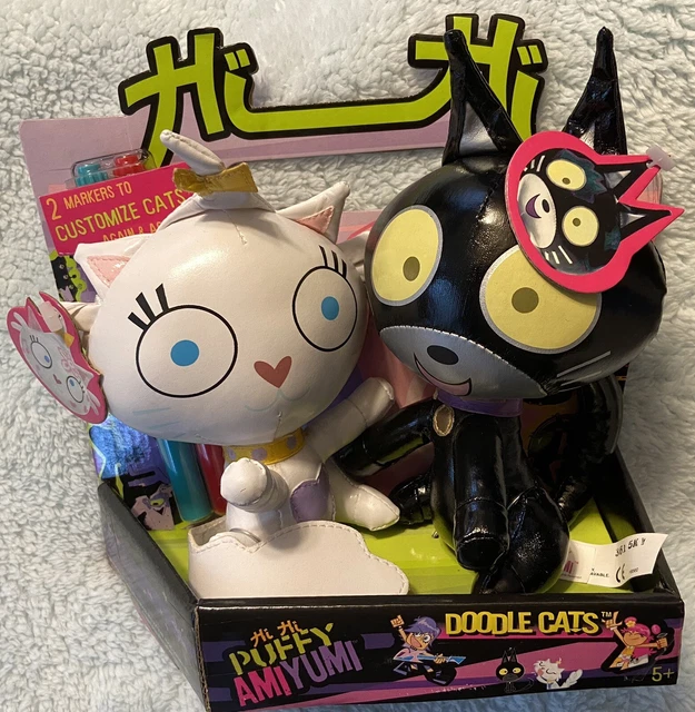 MATTEL CARTOON NETWORK Hi Hi Puffy AmiYumi Doodle Cats Plush Toy 8” £26 ...