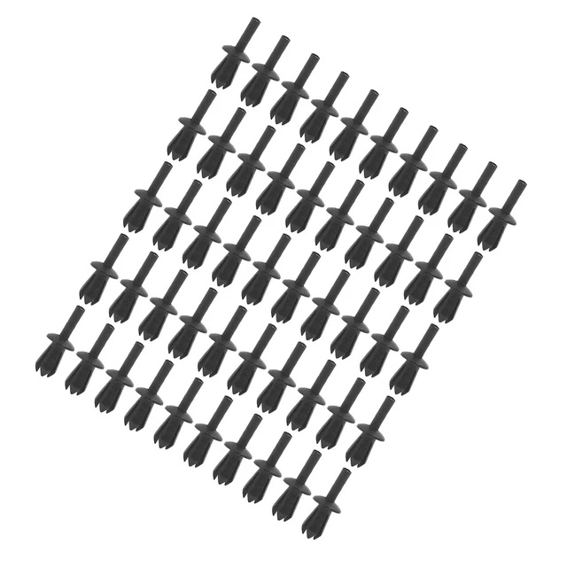 50 PACK PLASTIC Under Engine Splash Guard Rivet Fastener Clips ...