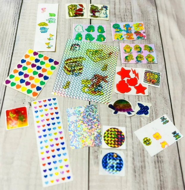 VINTAGE 80S/90S PRISM Holographic STICKER Collection Lot Stickers ...