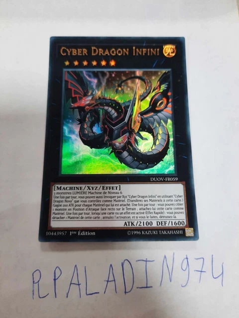 YU-GI-OH! CYBER DRAGON INFINI DUOV-FR059 ULTRA RARE EUR 22,89 - PicClick FR