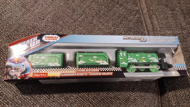 THOMAS TRACKMASTER FLYING Scotsman train. Battery operated. BOXED £19. ...