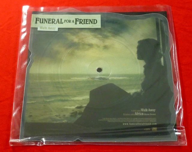 FUNERAL FOR A FRIEND -Walk away- Rare UK Shaped Picture Disc (Vinyl ...