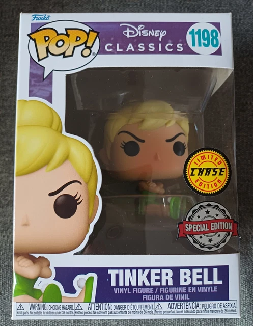 FUNKO POP! 1198 Tinker Bell Limited Chase Edition Special Disney Peter ...