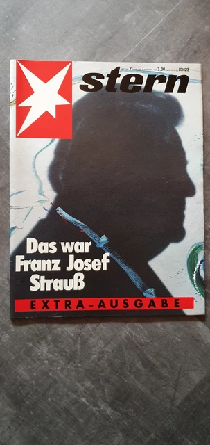 STERN EXTRA-AUSGABE: &DAS war Franz Josef Strauß" vom 07.10.1988 EUR 5 ...