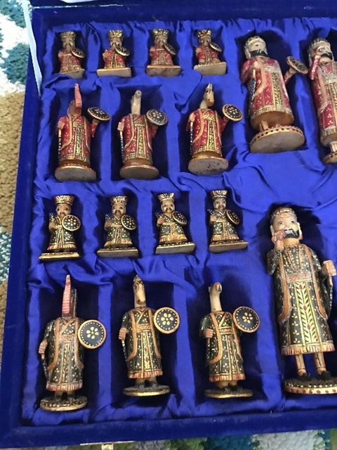 VINTAGE INDIAN CAMEL Bone Chess Set $899.99 - PicClick CA