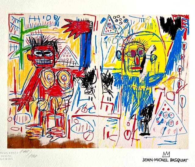 JEAN-MICHEL BASQUIAT-LITOGRAFIA(ANDY WARHOL Jeff Koons Murakami"Keith Haring) EUR 240,00 ...