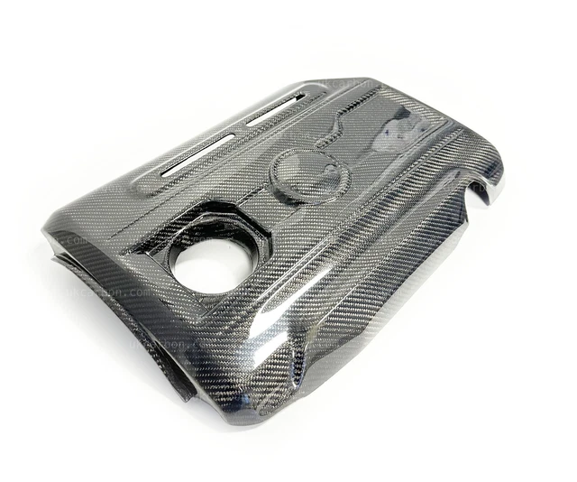 VOLKSWAGEN VW GOLF GTI MK6 Carbon Fibre Engine Cover Replacement by ...