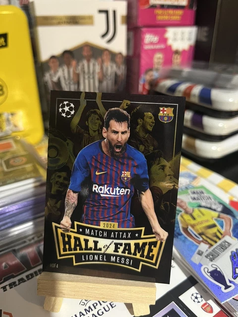 TOPPS MATCH ATTAX 2024/2025 25 Lionel Messi Hall Of Fame Rare Chrome ...
