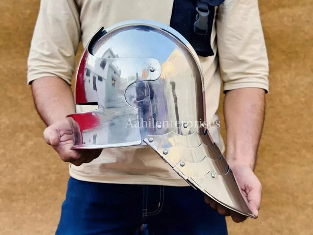 SCA LARP REENACTMENT Battle Warrior Medieval German Sallet Armour ...