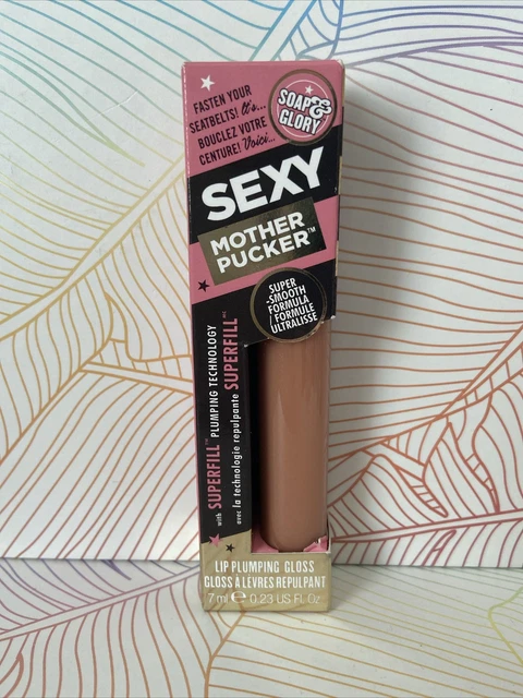 SOAP & GLORY Sexy Mother Pucker Lip Plumping Gloss BARE ENOUGH 7ml New ... SOAP & GLORY Sexy Mother Pucker Lip Plumping Gloss BARE ENOUGH 7ml New ...