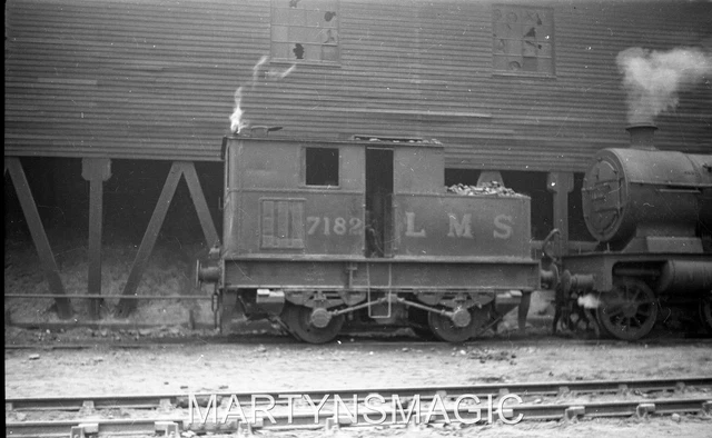 R-45X60MM RAILWAY NEGATIVE LMS Sentinel 7182 @ Ayr c1948 £3.99 ...
