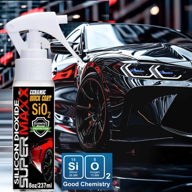 CERAMIC CAR COATING Spray Quick Detail Sio2 Protection High Gloss Wet ...