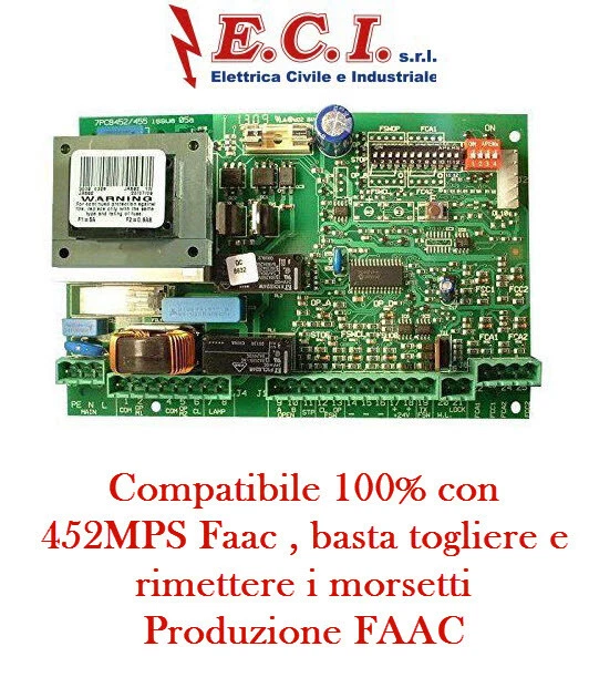 COMP. FAAC 452 Mps Génie Brain 592 Ja592 230V Central Carte Commande Grille EUR 164,83 - PicClick FR