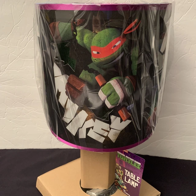 NEW! NICKELODEON TEENAGE Mutant Ninja Turtles TMNT Table Lamp Cutout ...