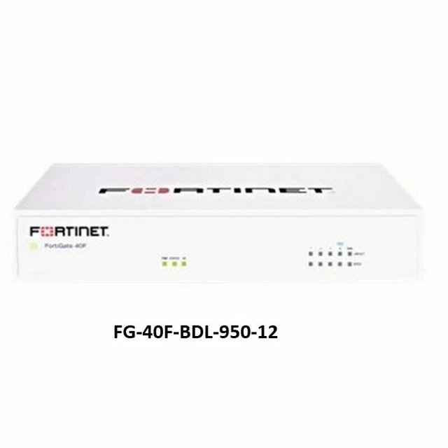FORTINET FORTIGATE FG-40F Network Firewall Switch +1 year 24x7 FortiCare UTM EUR 490,64 ...