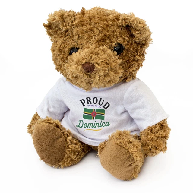 PROUD TO BE FROM DOMINICA - Teddy Bear - Cute Cuddly Soft - Gift ...