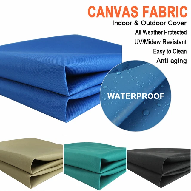 PVC CANVAS FABRIC Waterproof Outdoor Awning Canopy Cover Upholstery ...