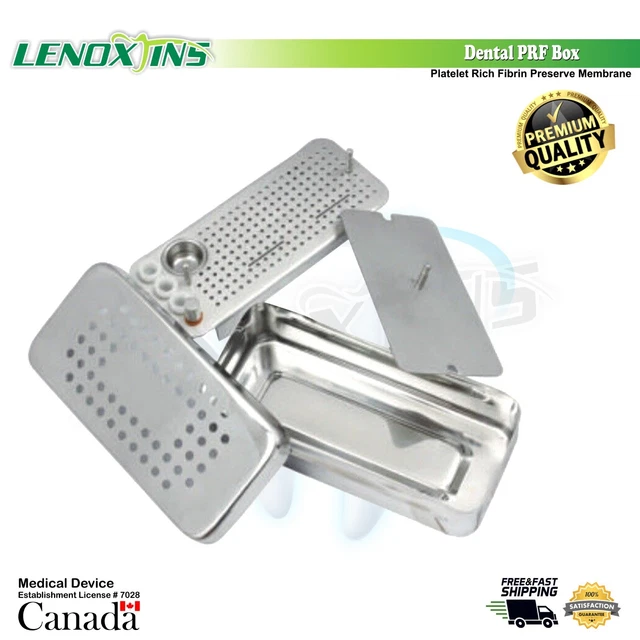 DENTAL PRF BOX Platelet Rich Fibrin Preserve Membrane Implant Surgery ...