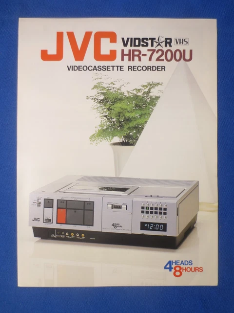 JVC HR-7200U VHS VCR Brochure Catalog Factory Original The Real Thing £ ...