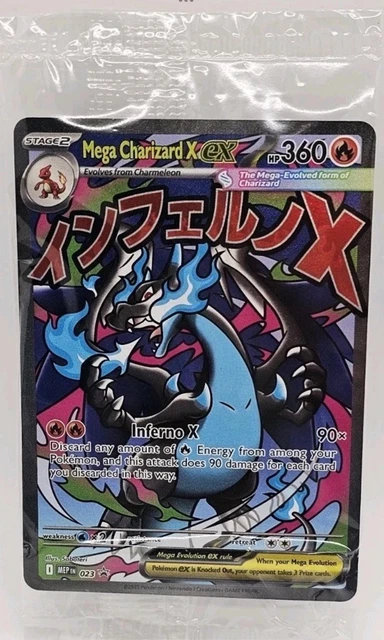 MEGA CHARIZARD X EX Phantasmal Flames UPC PROMO #23 £182.16 - PicClick UK