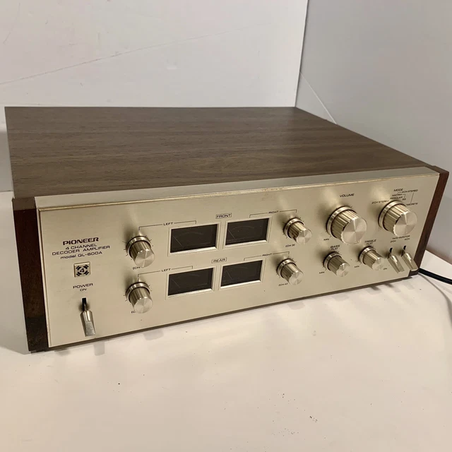 VINTAGE PIONEER 4-CHANNEL Decoder Amplifier Quadrilizer QL-600A - Works ...