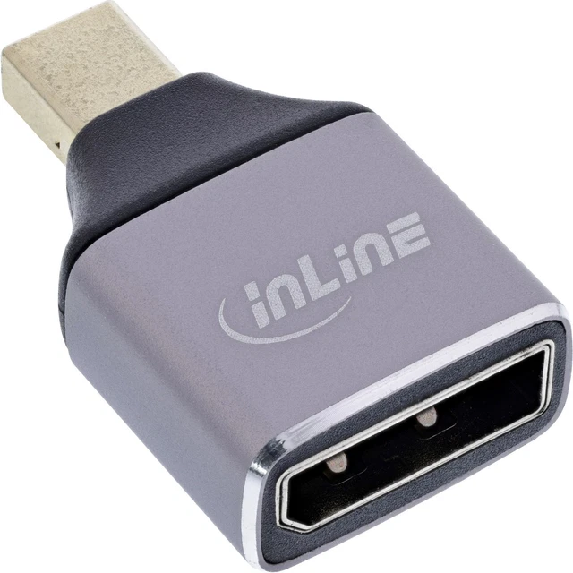 3X INLINE® DISPLAYPORT 1.4 Adapter, DisplayPort Buchse / Mini ...