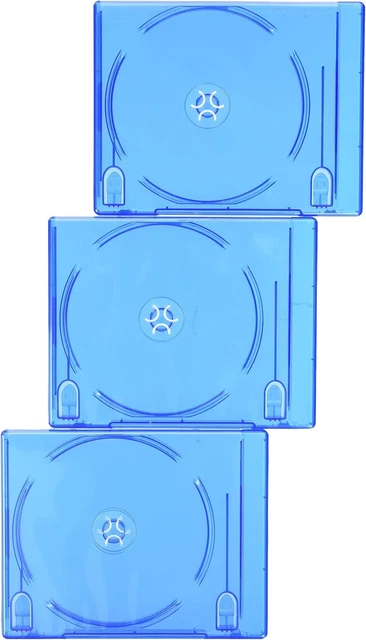 BLU-RAY DISC DOUBLE Jewel Case, 3 Pcs./Pack, Blue 2Dischi Blu EUR 12,99 ...
