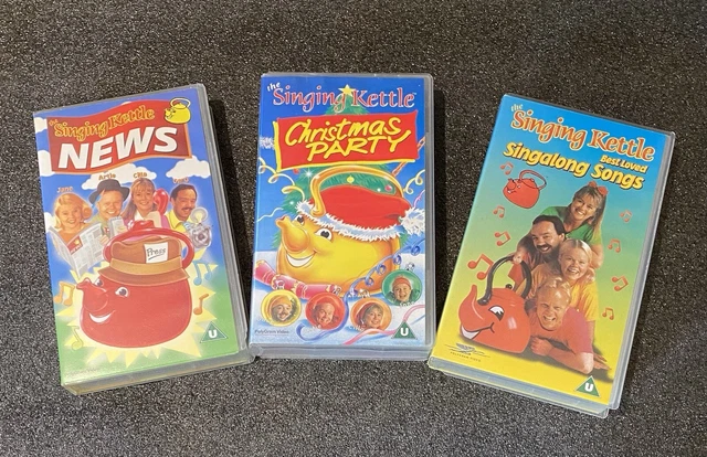 THE SINGING KETTLE Video Bundle VHS Christmas Party, News Sing Alongs ...
