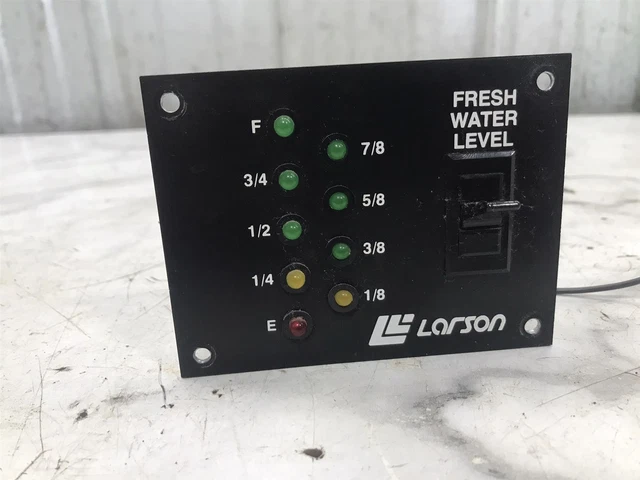 LARSON CONTEMPRA 300 Boat fresh water level indicator light display ...