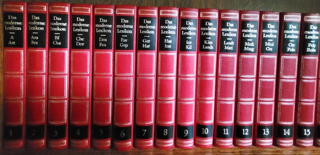 BERTELSMANN - DAS moderne Lexikon in 20 Bänden + 15 Zusatz-, Ergänzungsbände. EUR 35,00 ...