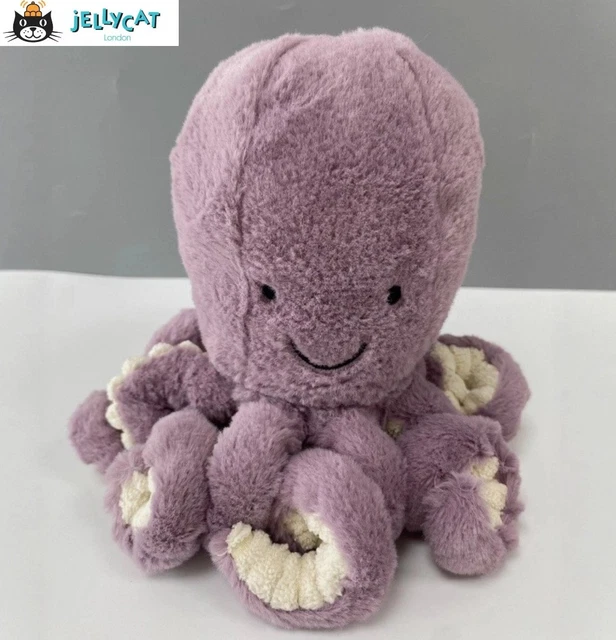 23CM SOFT JELLYCAT Purple Maya Octopus-Large Beanie Plush+Bag ...