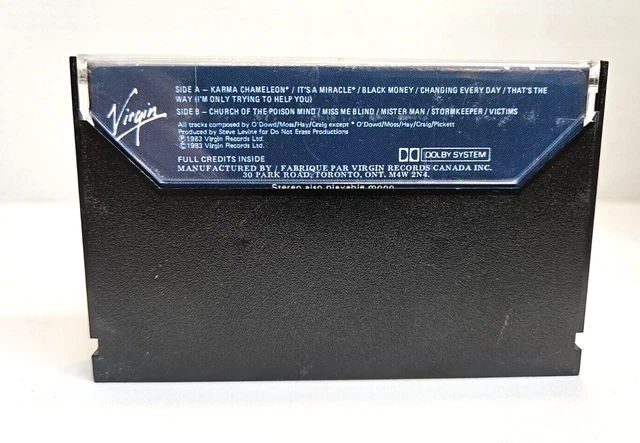 CULTURE CLUB COLOUR By Numbers Cassette Tape 1983 Virgin Records $9.99 ...