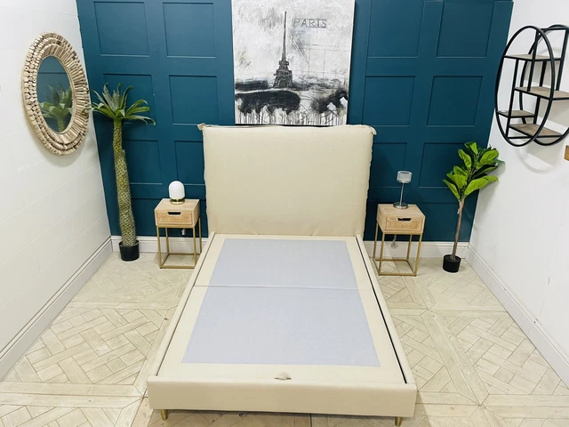 GALLERY DIRECT APPLEDORE Upholstered Bed Frame, Double Rrp £999 R39 £ ...