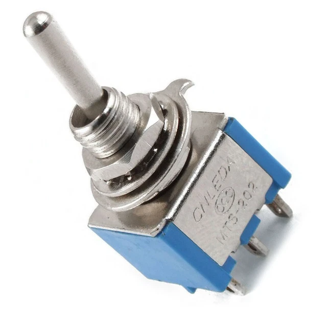 AC 3A/250V 6A/125V 6 Pin DPDT On/On 2 Position Toggle Switch K7S89300 ...