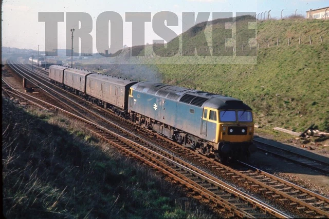 35MM SLIDE BR British Rail Diesel Loco Class 47 47145 1977 Original £3. ...