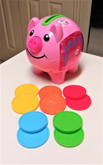 FISHER-PRICE LAUGH & Learn Smart Stages Piggy Bank Complete $18.97 ...