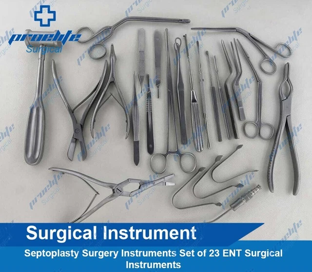 SEPTOPLASTY SURGERY INSTRUMENTS Set of 23 ENT Surgical Instruments $139 ...