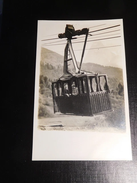 SEILBAHN GONDEL KABINEN-BAHN Gebirge alte Echtfoto AK cpa EUR 5,00 - PicClick DE