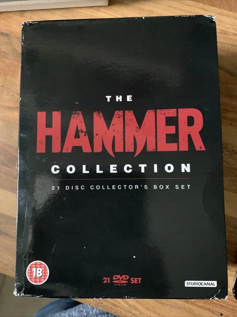 THE HAMMER COLLECTION 21 Disc DVD Box Set in Good Condition with Free ...