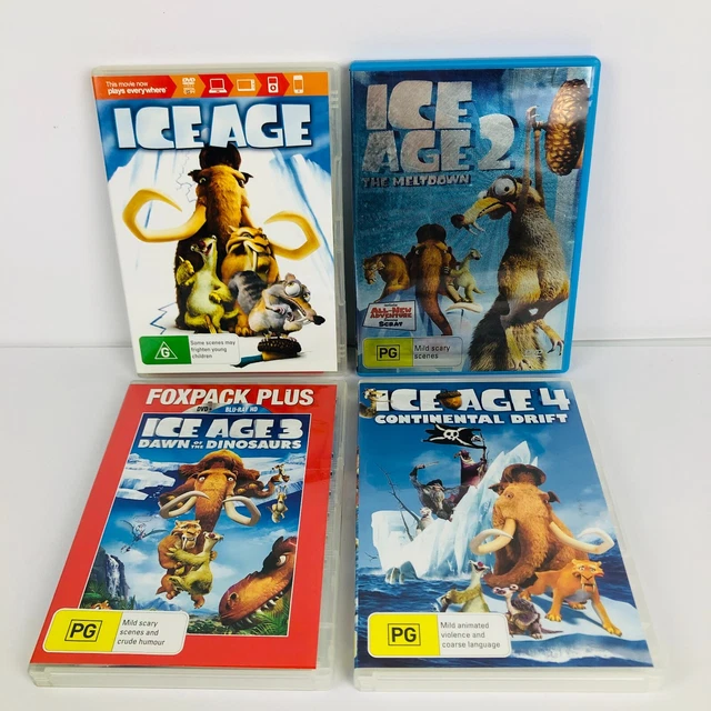Ice Age Quadrilogy Dvd Bundle 1 2 3 4 Pal Region 4 £1420 Picclick Uk
